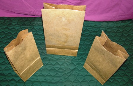 HEAVY DUTY BROWN KRAFT GROCERY BAGS